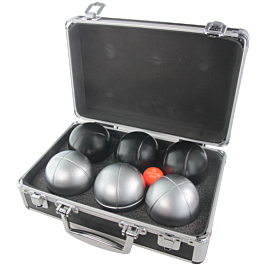 PetanqueShop 2 Pétanque triplets with case and jack - Matte Grey Z ...